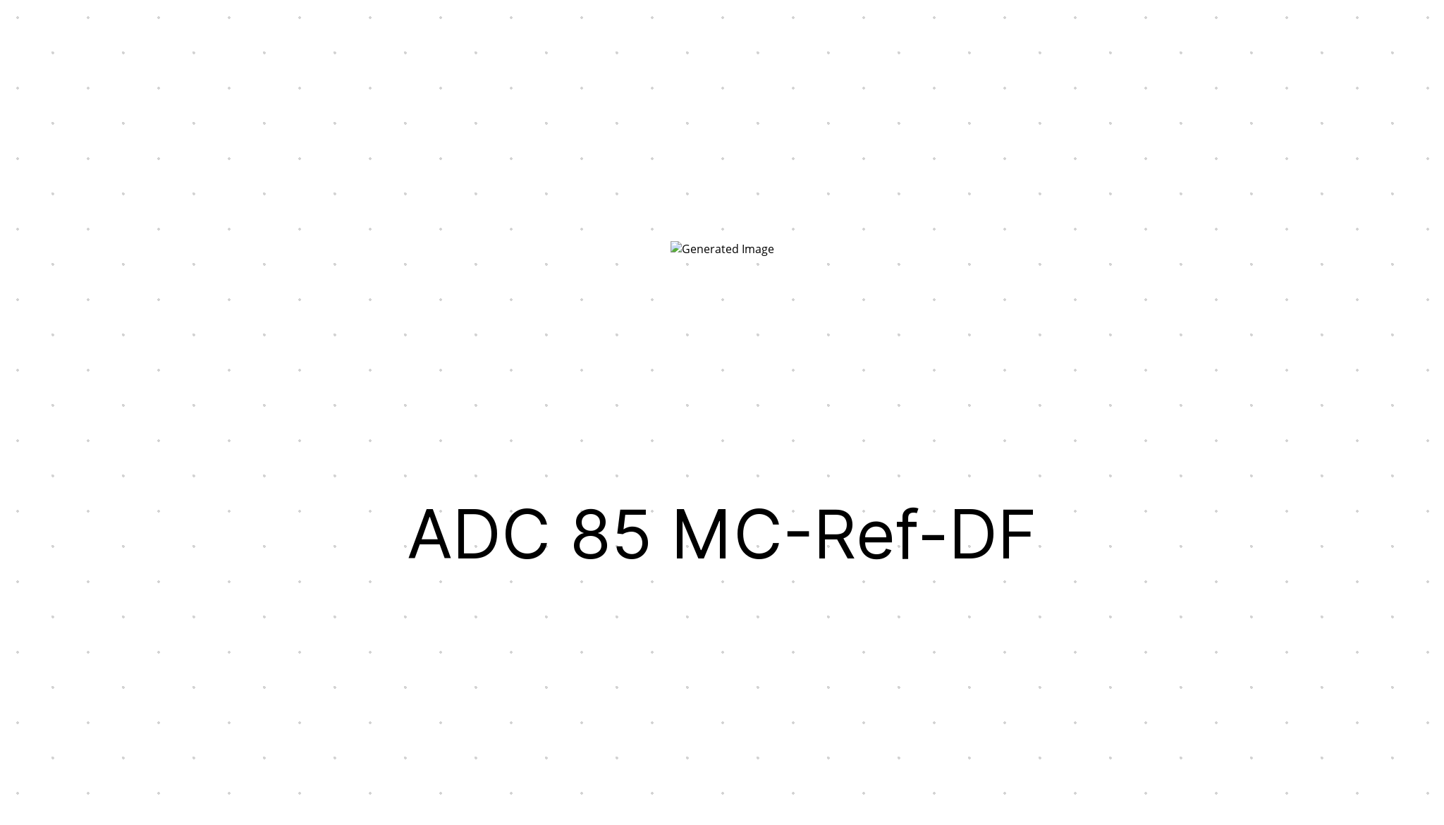 ADC 85 MC-Ref-DF - STF